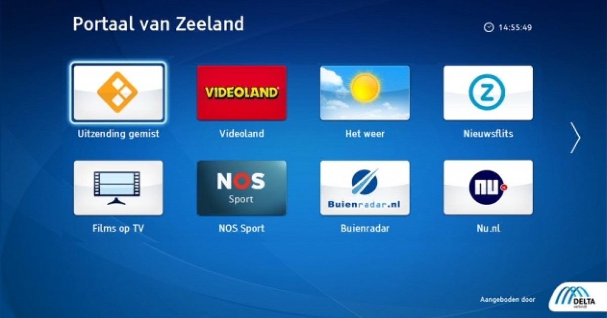 Interactieve TV nu ook bij DELTA | NLconnect