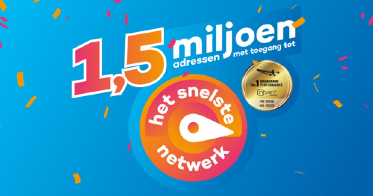 DELTA Fiber bereikt mijlpaal van 1,5 miljoen huishoudens | NLconnect